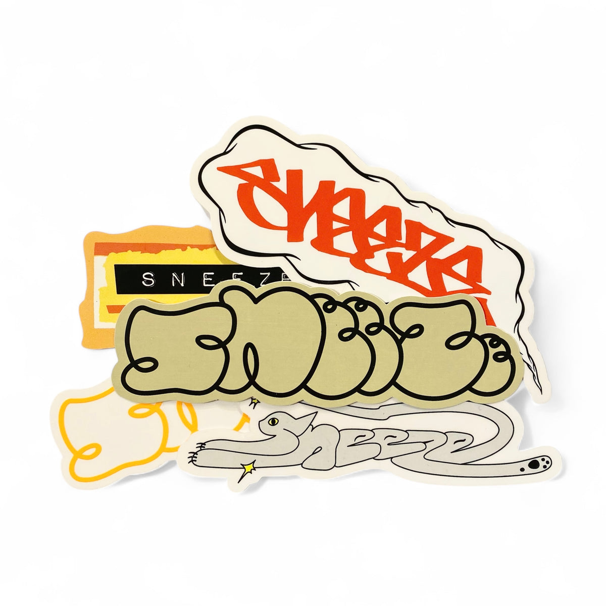 SNEEZE MAGAZINE / STICKER PACK – TOXGO