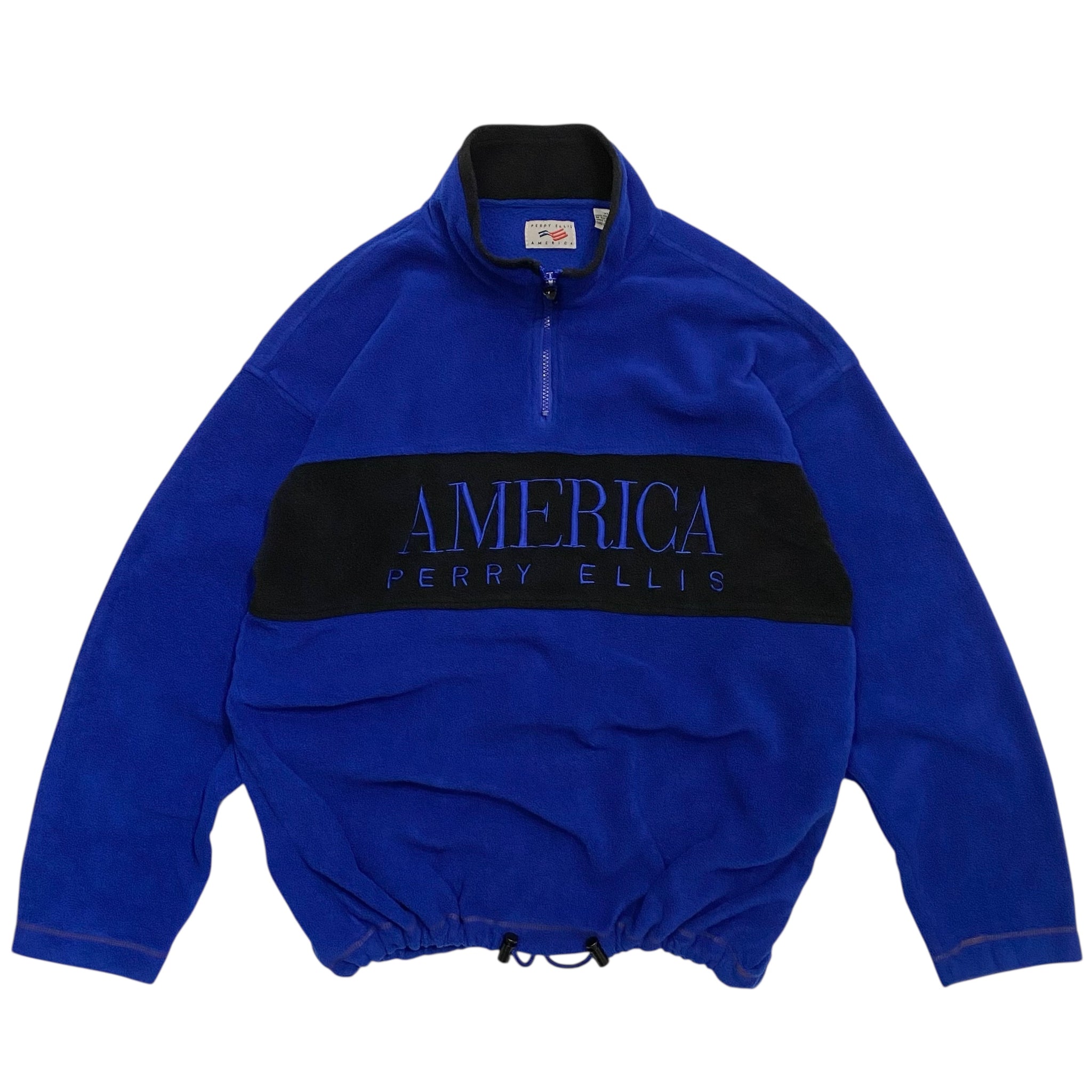 90s PERRY ELLIS FLEECE PULLOVER – TOXGO